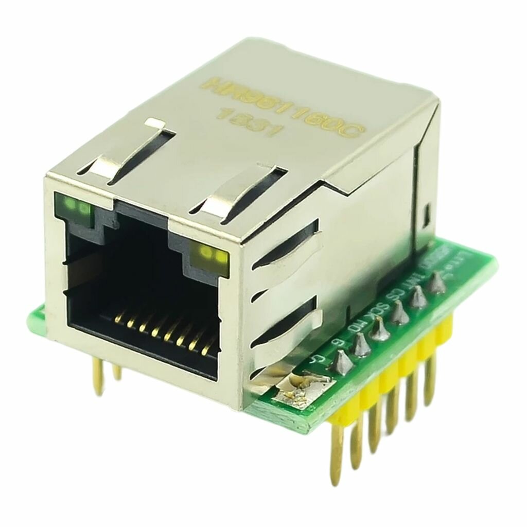 Чип Smart Electronics USR-ES1 W5500, новый преобразователь SPI в LAN/Ethernet, мод TCP/IP