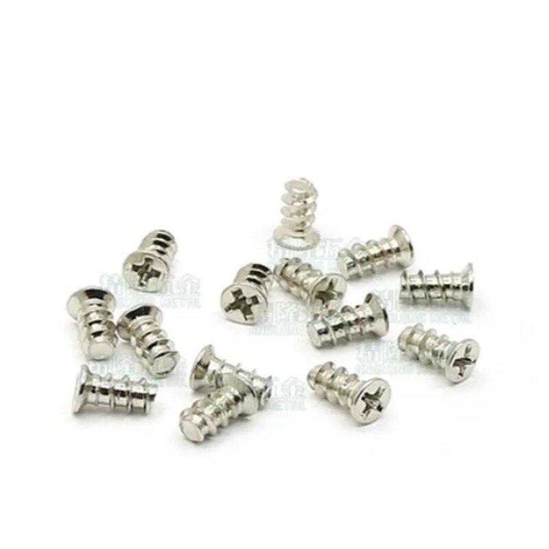ZFhong Винты для вентиляторов 50 шт. nickel fan screw, m4x8mm