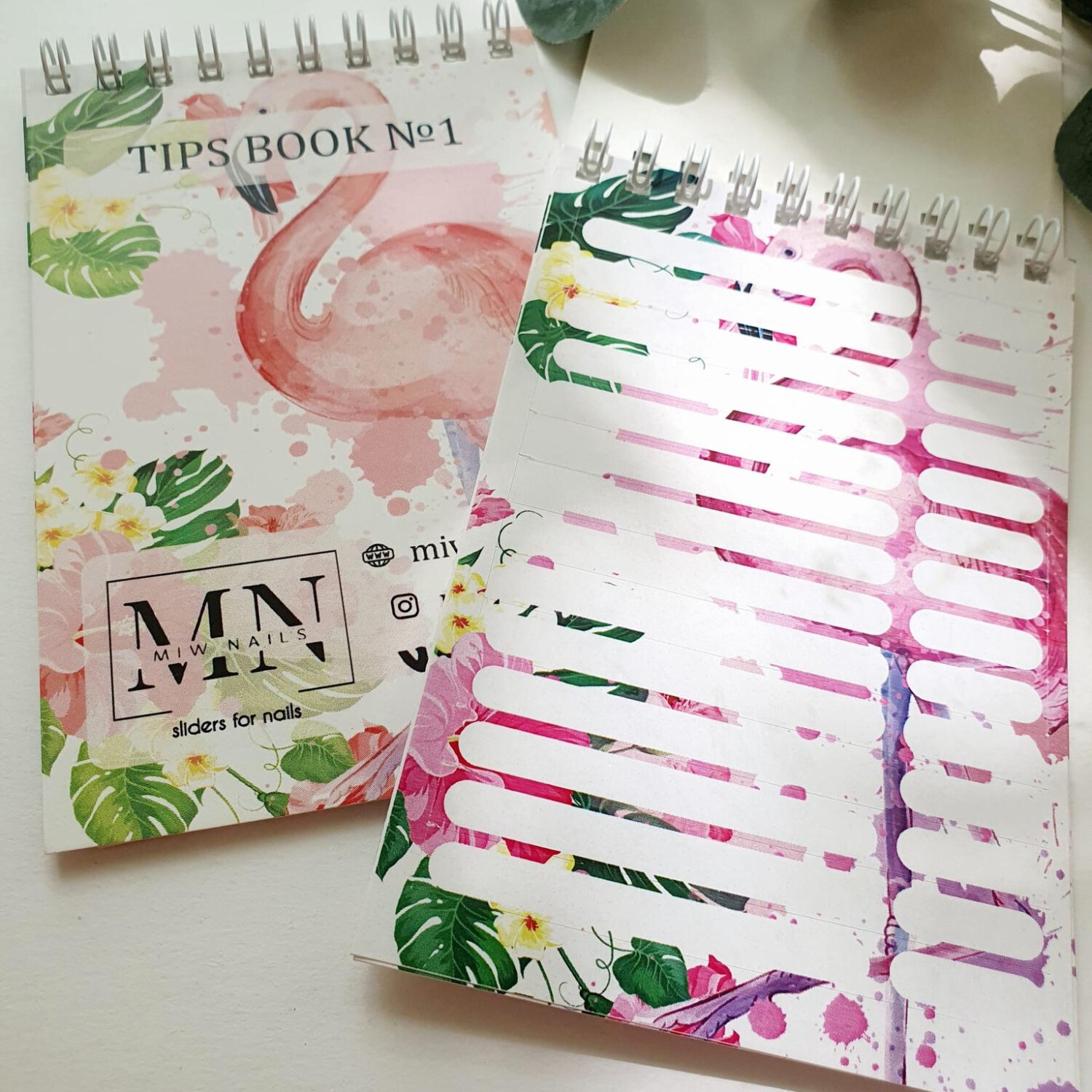 Наклейки на типсы Tips Book (блокнот) Miw Nails №01