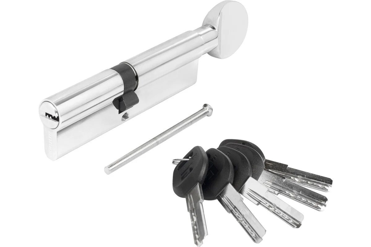 Аллюр цилиндровый механизм HD FG 100-5К CP (55x45G) хром перф. кл 16278 для надежной работы