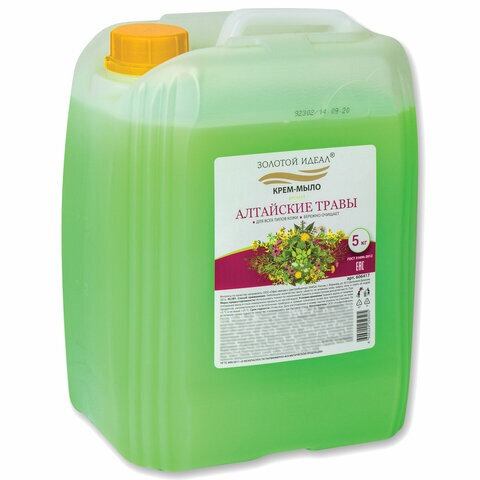 Жидкое мыло Золотой Идеал Алтайские травы, 5 л