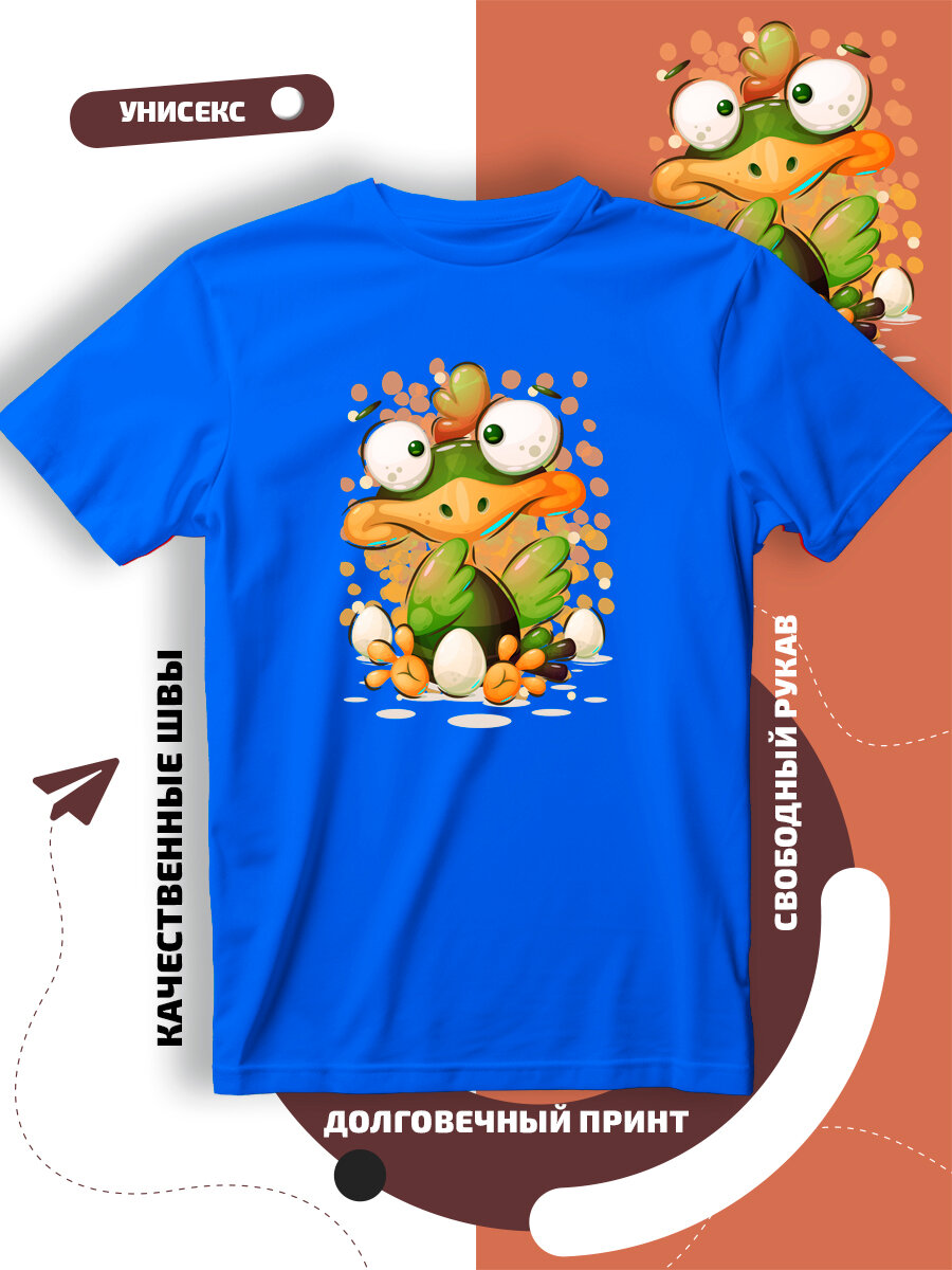 Футболка курица с яйцами