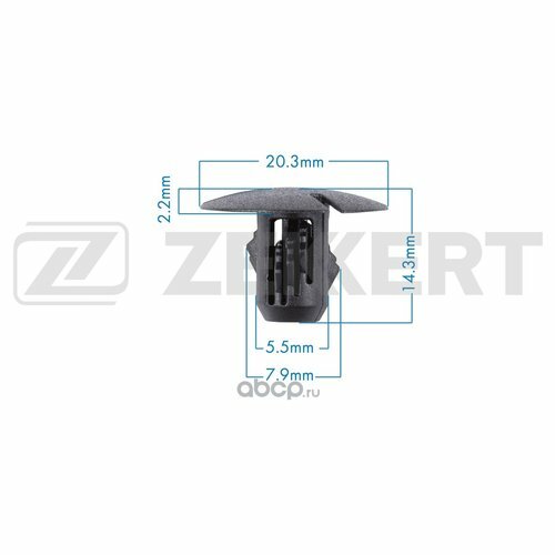 Клипса крепёжная Mercedes-Benz (миним. кол-во заказа 10 шт) ZEKKERT BE3695