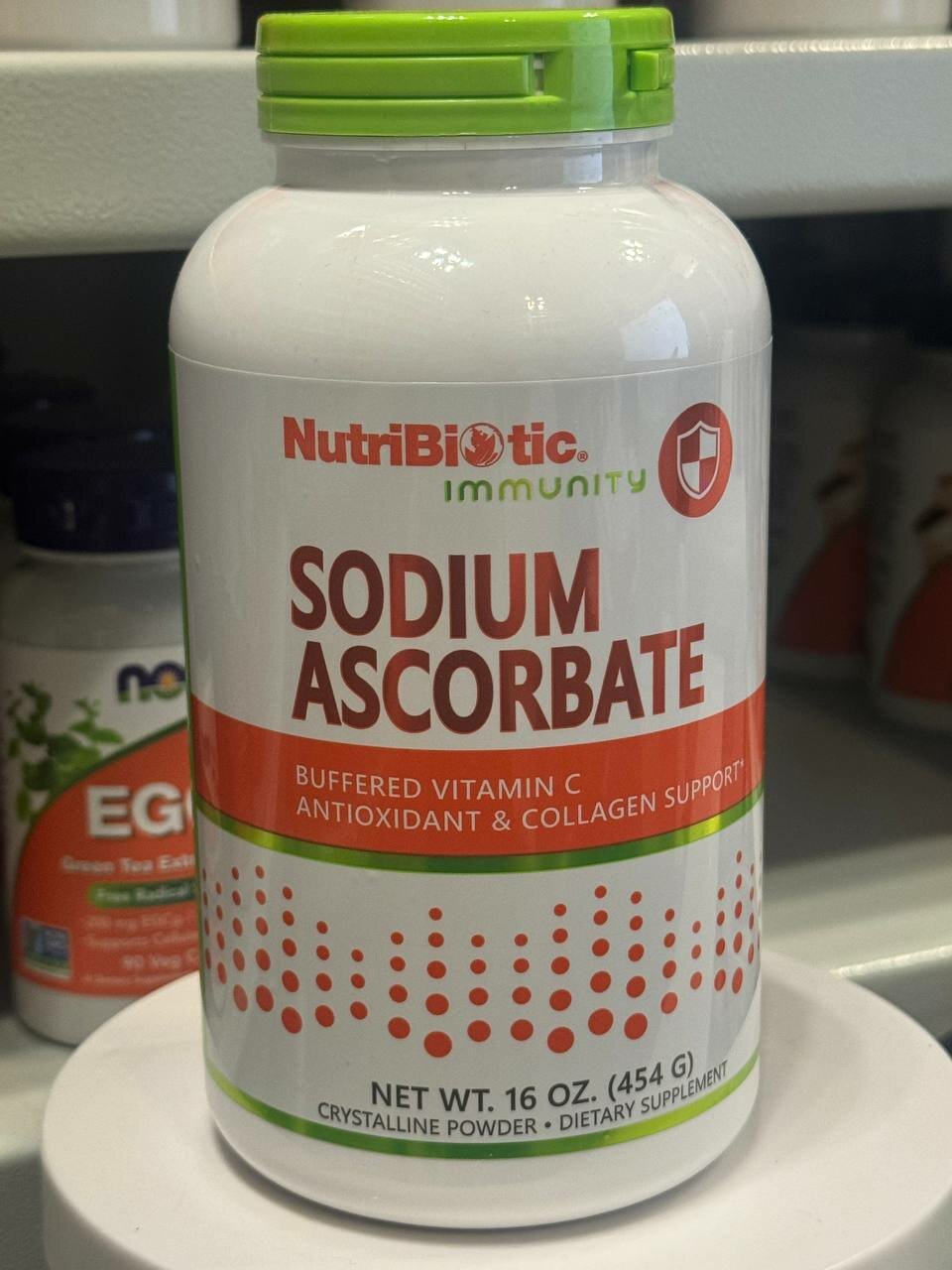 NutriBiotic Sodium Ascorbate, Аскорбат натрия, 454 гр