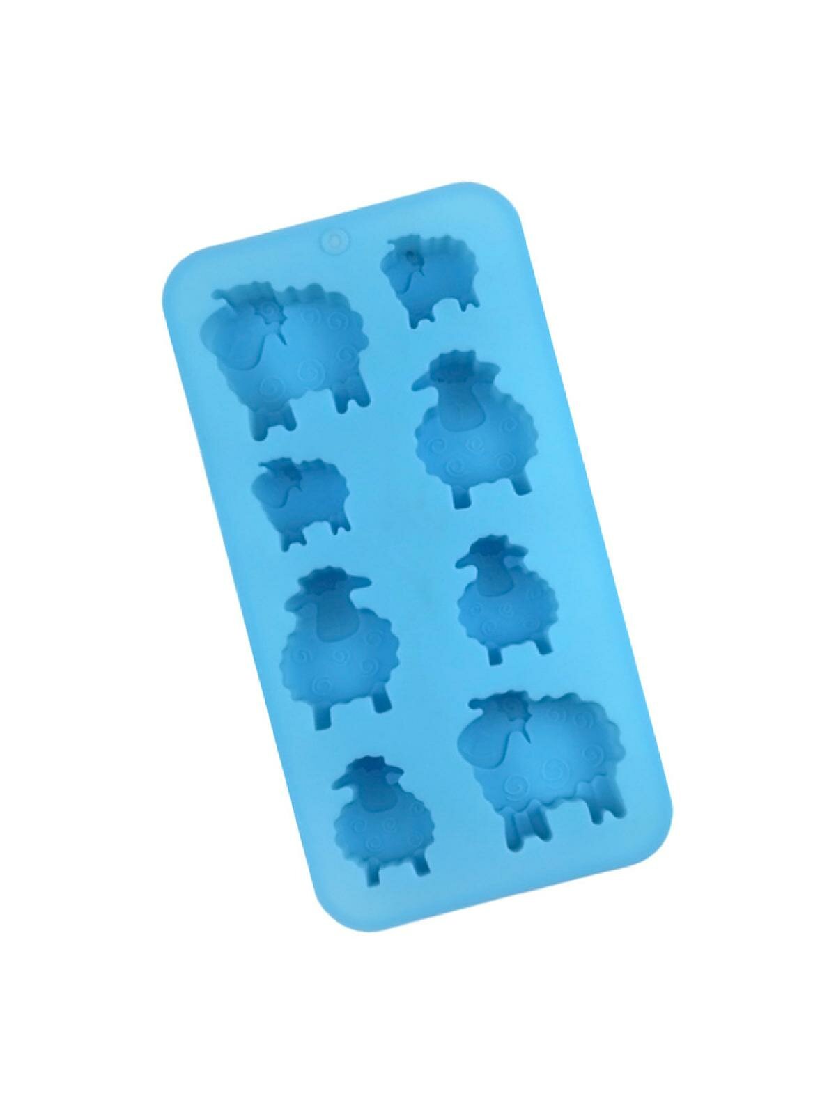 Гибкие силиконовые формы для льда в форме овечки для украшения сладкой выпечки своими руками