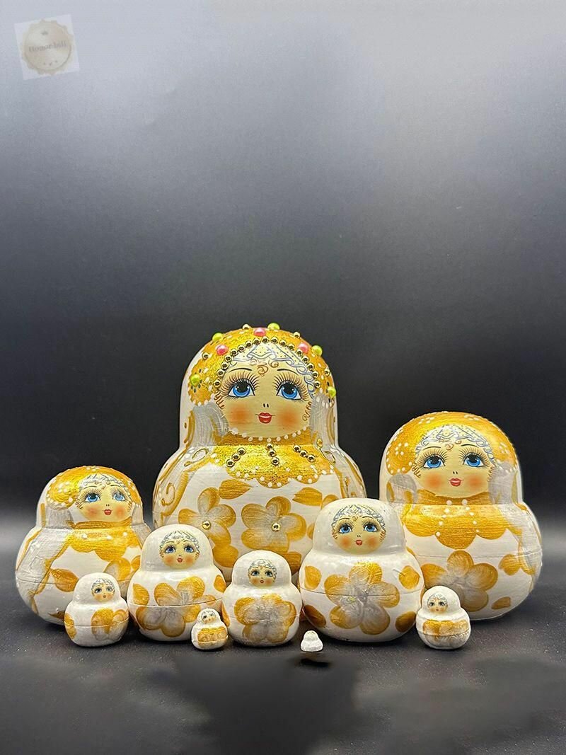 Матрешка Деревянная 10 Штук