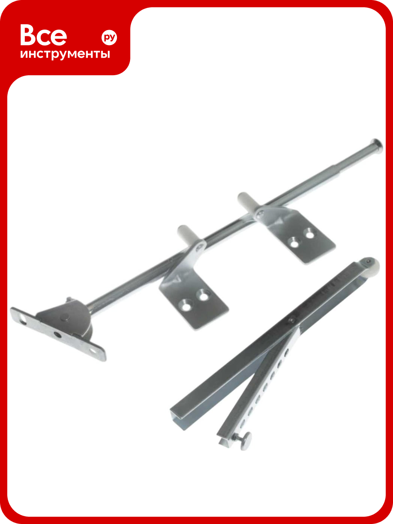 Синхронизатор закрывания Doorlock ECO SR-Basis для 2-х створчатой двери в комплекте с толкателем пассивной створки ECO M