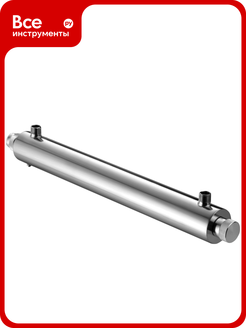 Установка обеззараживания воды Гейзер SS 25w 36775 для эффективной очистки с производительностью до 23,3 литров в минуту и универсальным диапазоном температур от 2 до 45 градусов