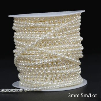 Хлопковая нить с имитацией жемчуга Hua Ming Ce 3mm