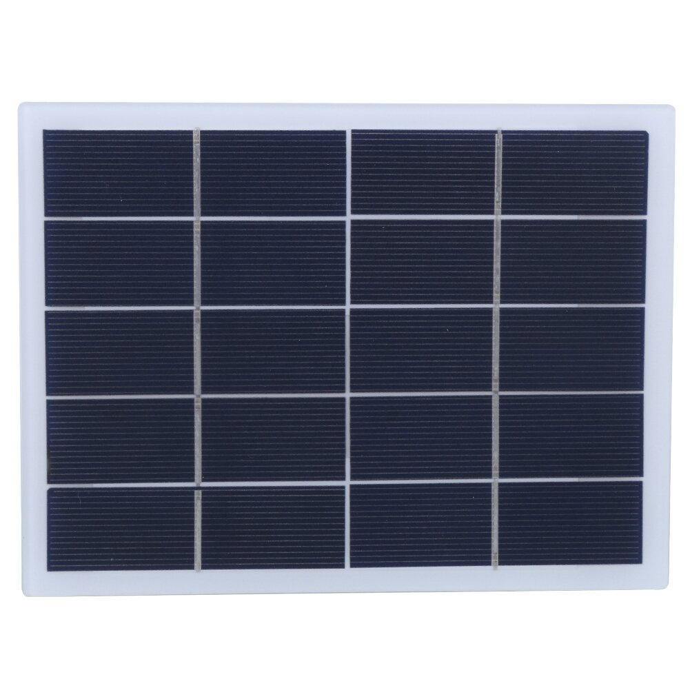 3W 5V Поликристаллическая Солнечная Панель Зарядное Устройство Аккумулятор Уличный Садовый Светильни