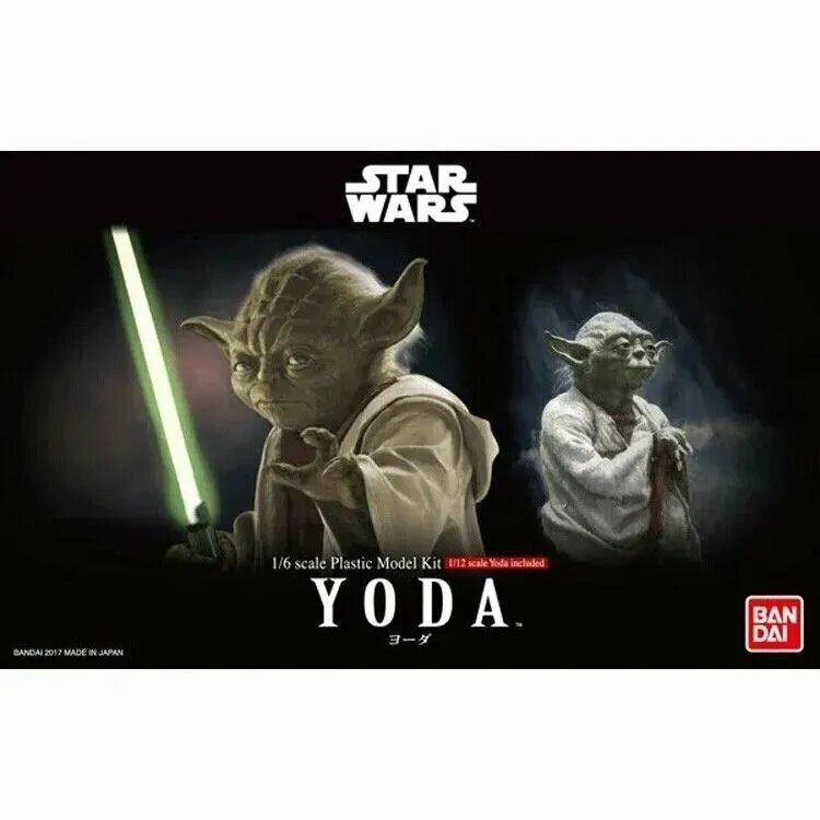 Фигурки, BANDAI Star Wars Звёздные войныI , Собранная модель 1/6 &1/12 Master Yoda
