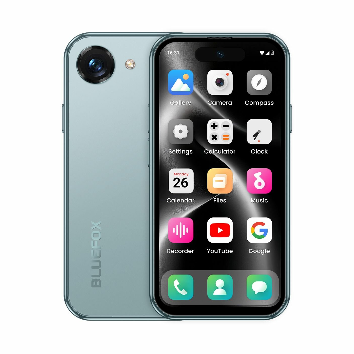 BLUEFOX NX1, 4" Android, мини-версия, 4+64ГБ, Синий, международный выпуск