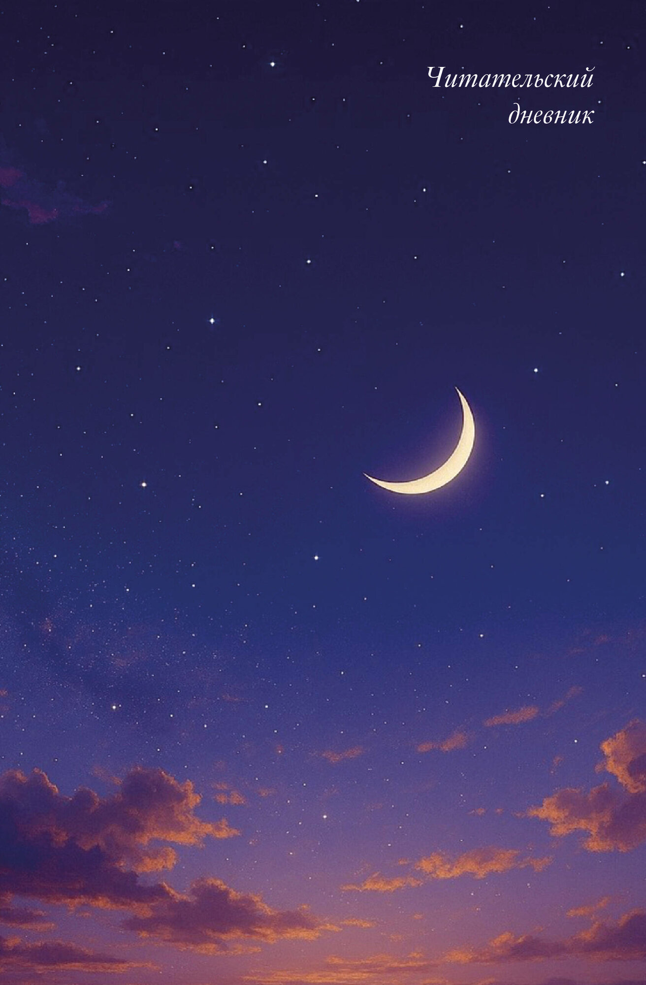 Читательский дневник. Звездное небо (64 л, твердая обложка)