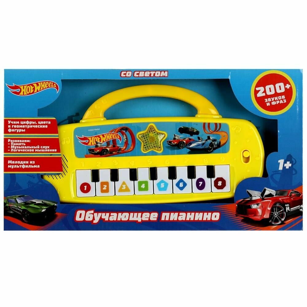 Обучающее пианино машинки, 200+ звуков и фраз