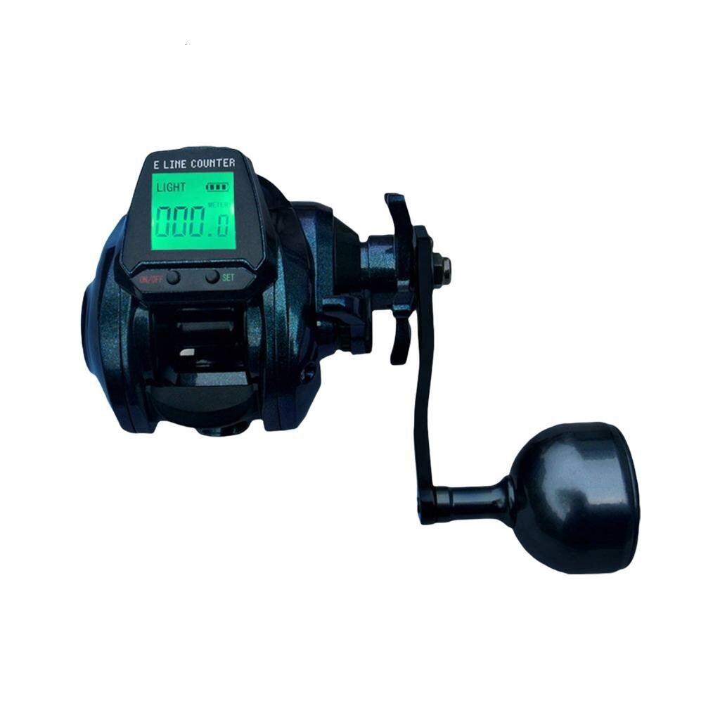 Электронная светодиодная катушка для рыбалки 7.2:1, правая рука - Большой экран