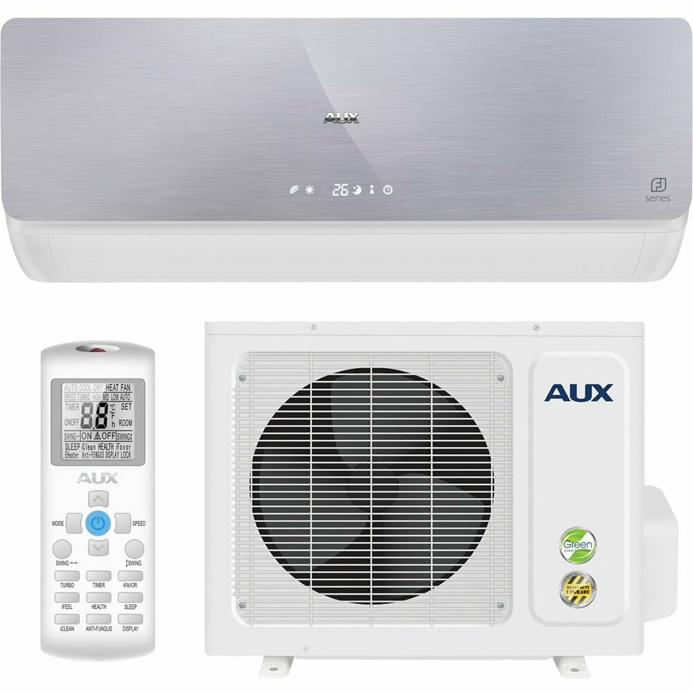 Сплит-система AUX ASW-H12B4/FJ-SR1, настенная, серебристая, 35 кв. м.