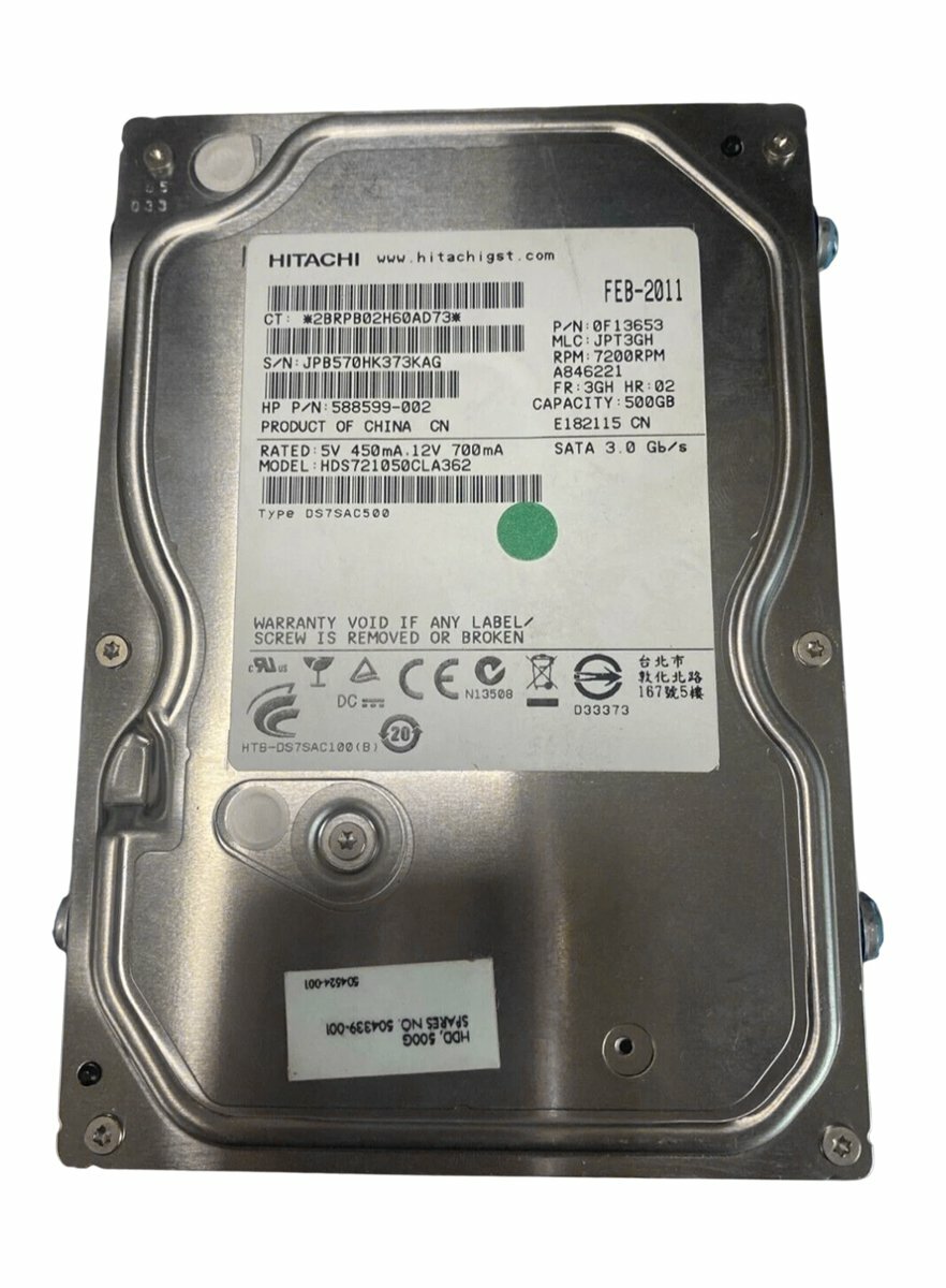 Жесткий диск HP 250Gb 7200 SATAII 3.5" HDD