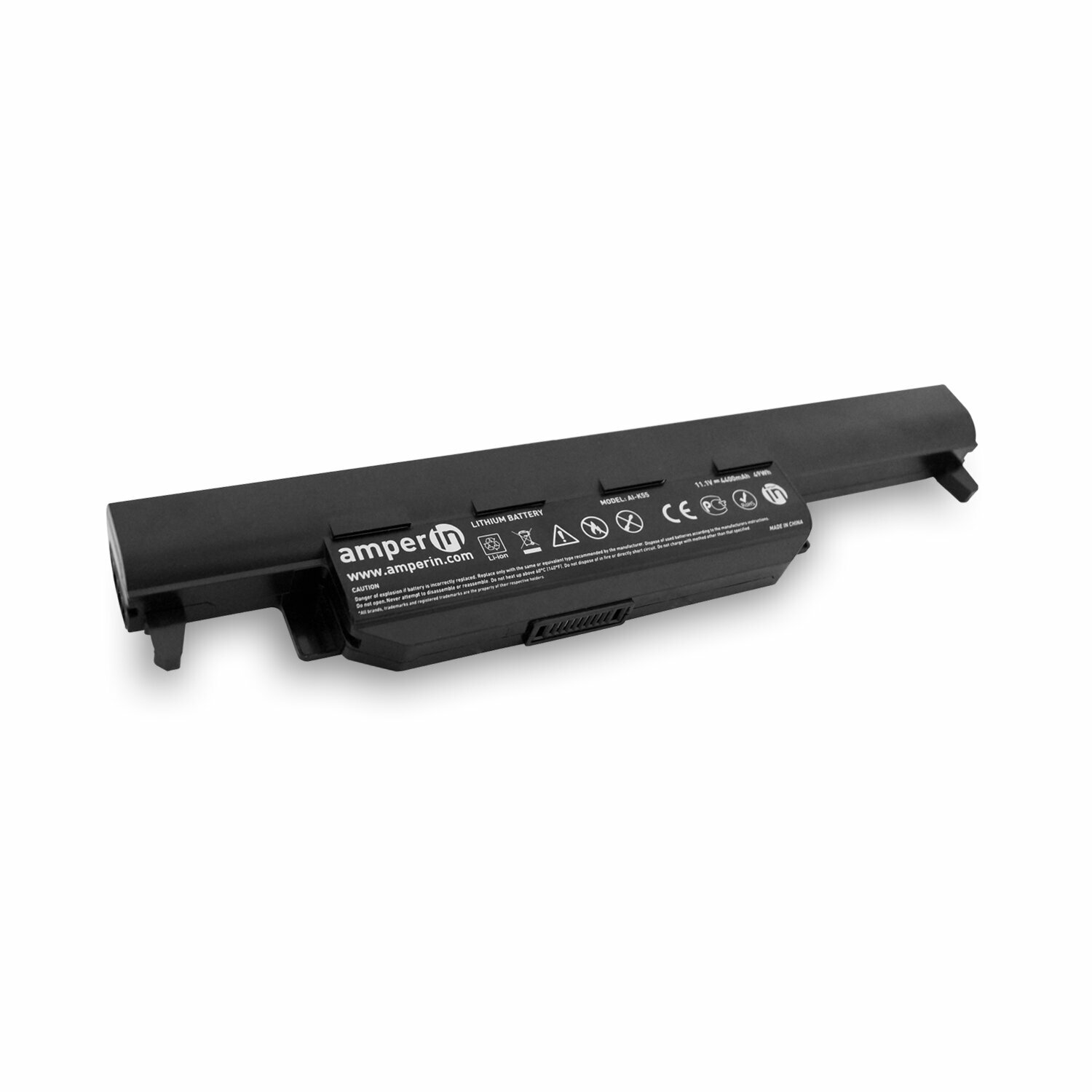Аккумулятор Amperin для ноутбука Asus K, A Series 11.1V 4400mAh (49Wh) AI-K55