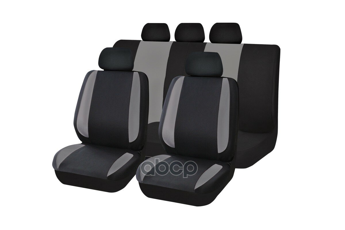 Чехлы универсальные "MODERN", полиэстер, SRS Airbag, 9 предметов, поролон 2мм, 2 молнии Kraft арт. KT 835614