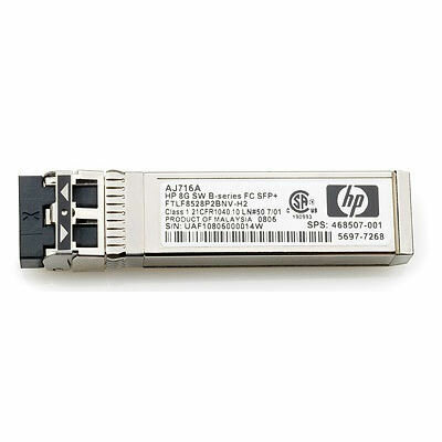 Трансивер HP 8Gb 850nm SWL B-Series FC SFP+ AJ716-63001