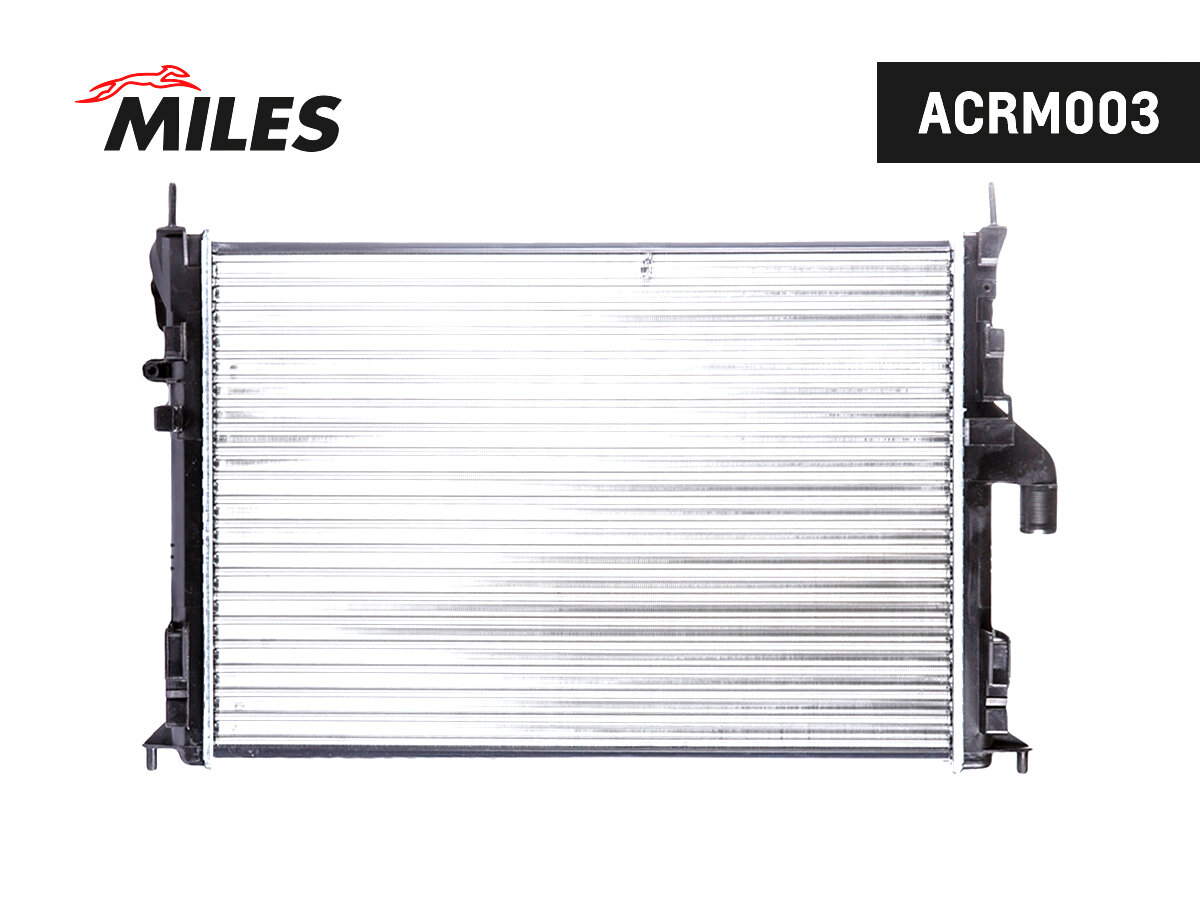 Miles Радиатор для RENAULT DUSTER/LOGAN/SANDERO/ LADA LARGUS 1.2-1.6/1.5D +A/C 09-