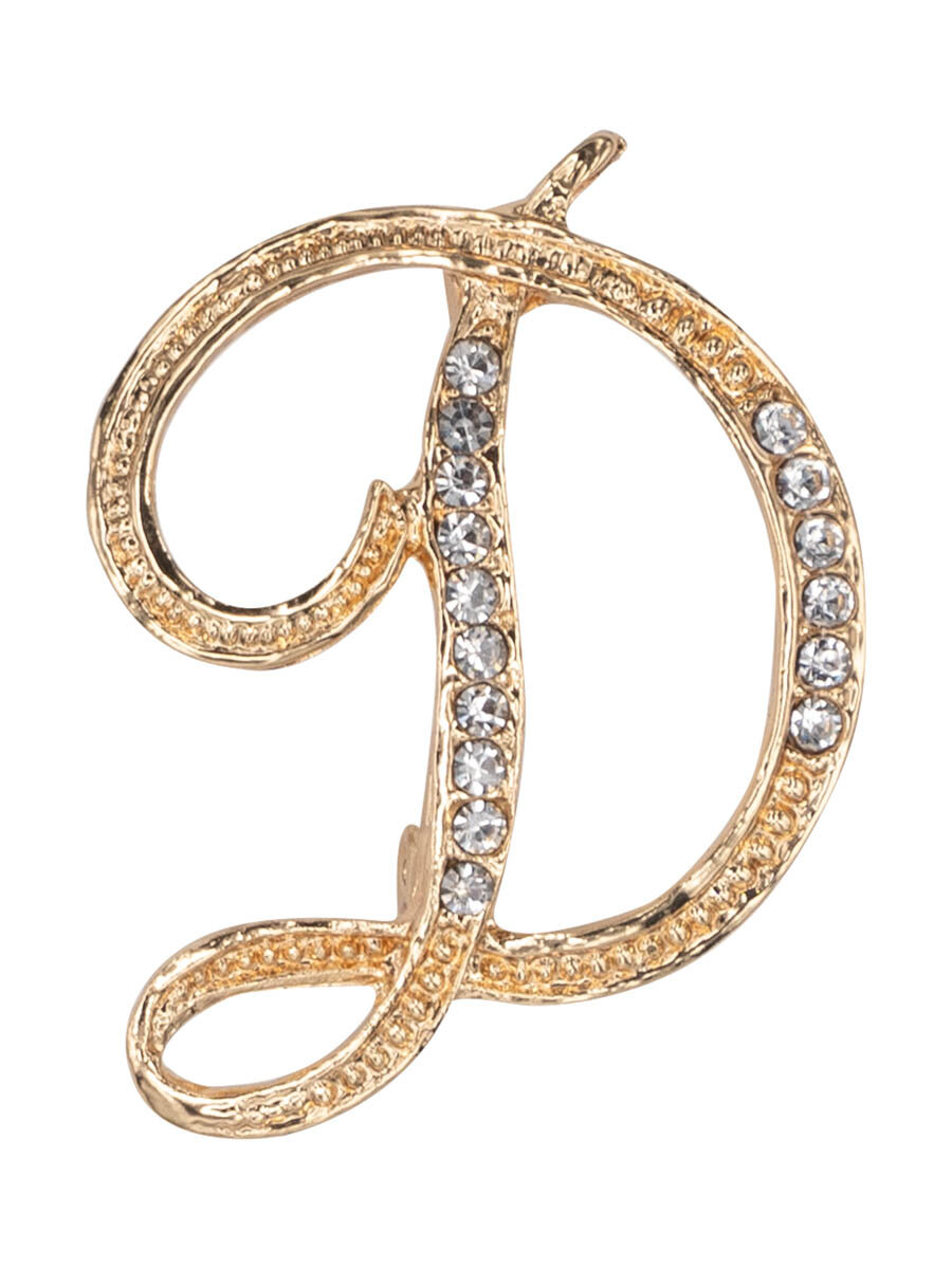 Брошь, стразы