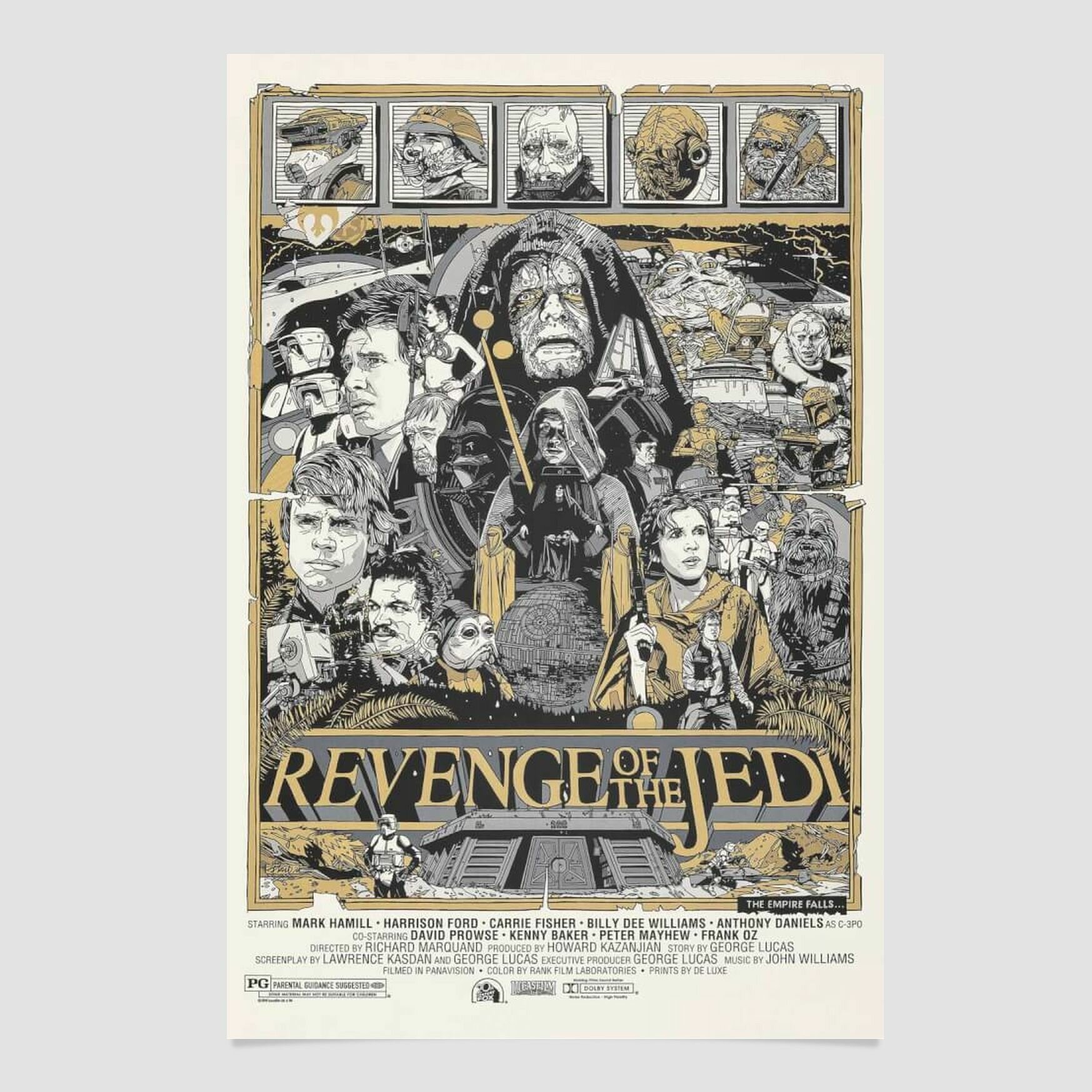 Постер (плакат) Звёздные Войны: Эпизод 6 Возвращение Джедая 40x60 см. от Poster4me