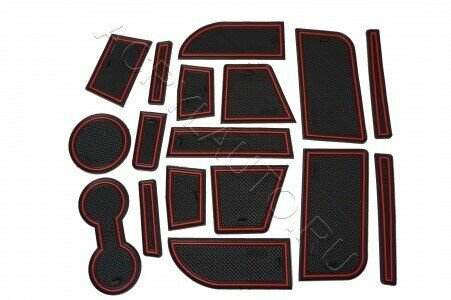 Коврики в ниши салона RENAULT Duster Рено Дастер (2011-н. в) (кромка красная)