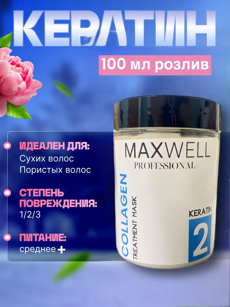 COLLAGEN Состав для кератинового выпрямления 100ML