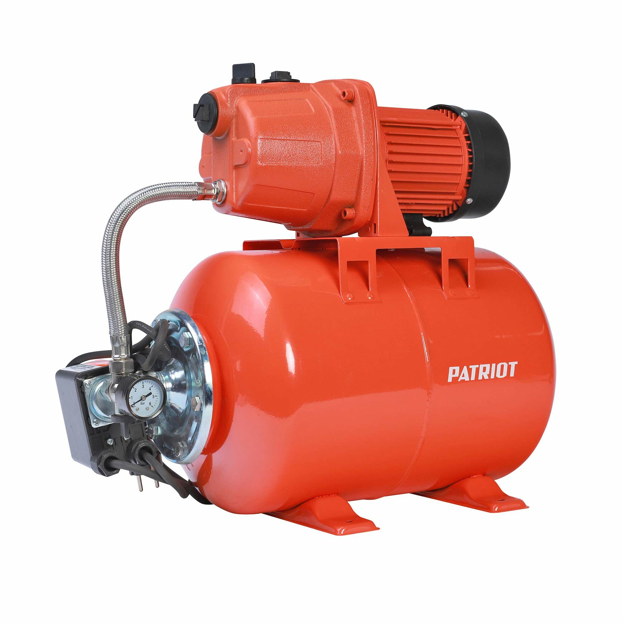 Насосная станция Patriot PW 1200-24 C, 1200 Вт, 63 л/м, оранжевый