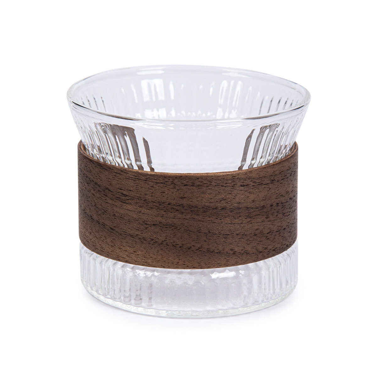 Stilerra home PFH-003-WT76 Стакан 150 мл №01 с деревянным держателем - стеклянная посуда