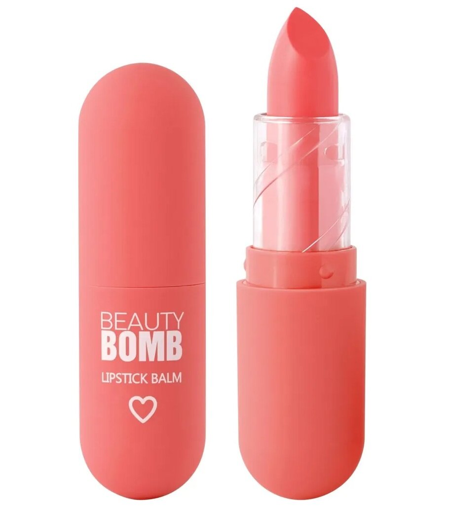Помада-бальзам для губ Beauty Bomb Color Lip Balm тон 04, персиковый, 4 г