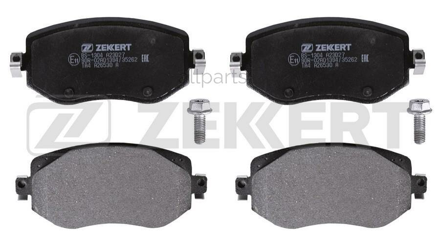 ZEKKERT BS-1304 Колодки торм. диск. передн. Renault Megane IV 15- Megane IV GrandTour 16-