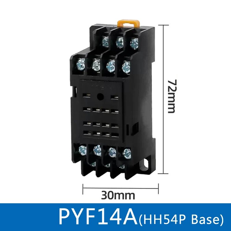 Комплект реле PYF08A PYF11A PYF14A 8/11/14 LY2NJ MY2NJ MY4N J для HH54P HH53P HH52P HH62P HH63P HH64P 10 PCS, PYF14A