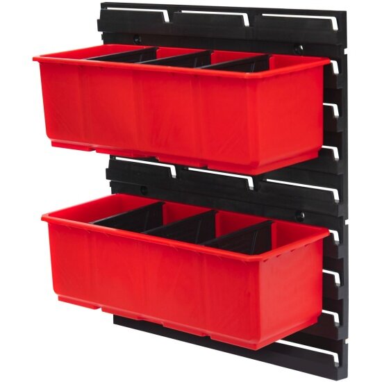 Комплект контейнеров Qbrick System Аксессуары - Комплект #5 из 2 больших контейнера со стеновой панелью