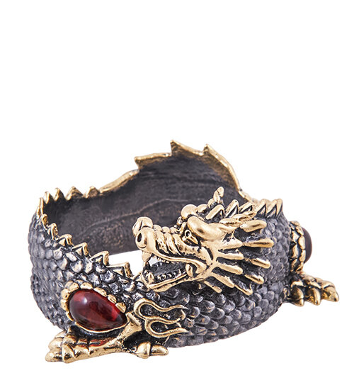 Подсвечник Дракон Китай (латунь, янтарь) AM-3872 113-7012958