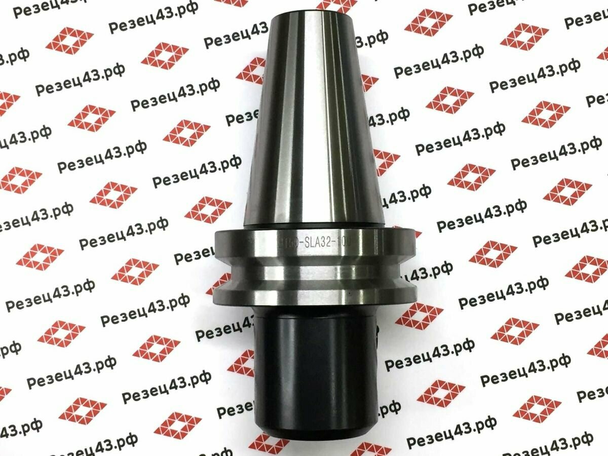 Оправка с конусом BT50 (ISO 50, 7:24) для инструмента с боковым зажимом Weldon 32, вылет 100 (BT50-SLA32-100)