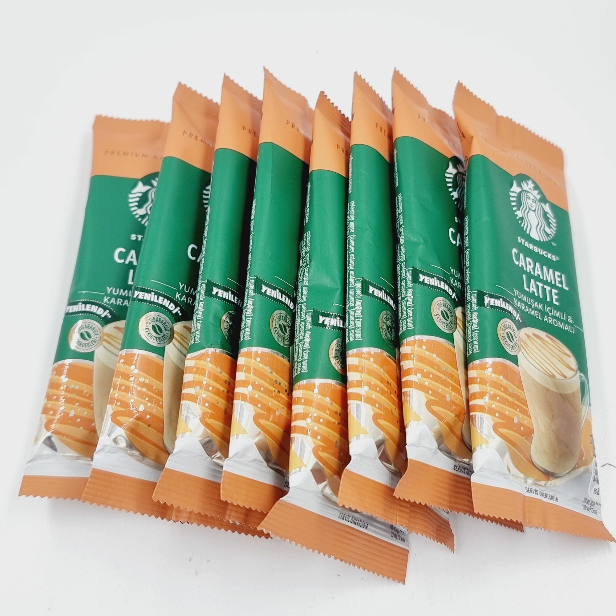 Кофе растворимый Starbucks Premium Caramel Latte 184 г (8x23 г)