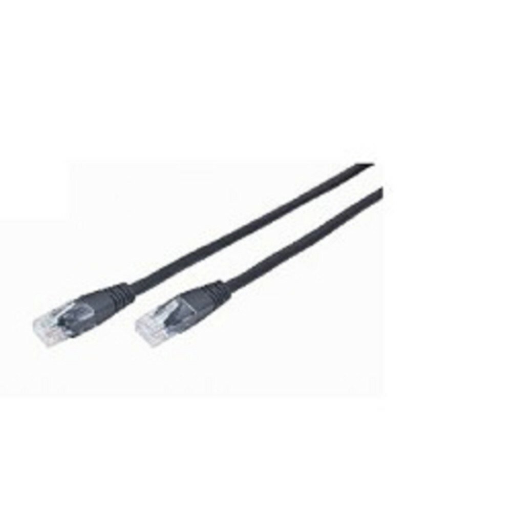 Bion Кабель Патч-корд U UTP, Cat.5e, AWG 26 7 0,16мм, CCA, многожильный, PVC, 0,25м, черный, BPC-U5E101-0.25M-BK