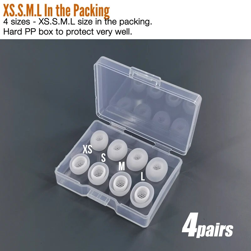 Силиконовые амбушюры TENNMAK для 1MORE Aero white