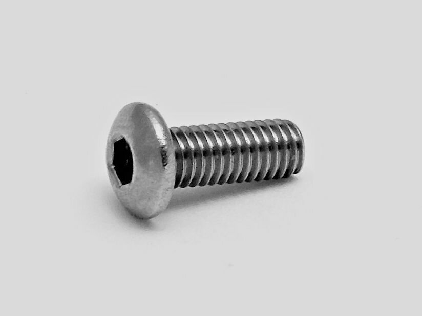 Винт с полукругл. гол. и вн. шестигр. М3 х 8 ISO 7380-1, K34 / 50 шт / соберизавод