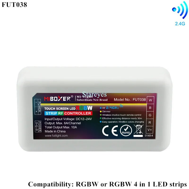 Stareyes RGB контроллер Mi Light RF 2,4G Mi Light FUT038