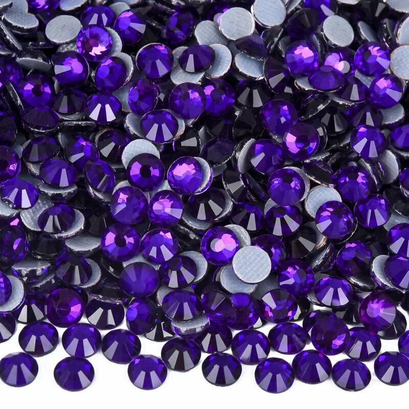 Стразы OLeeya SS6-SS30 фиолетовые SS20 1440pcs, Heliotrope