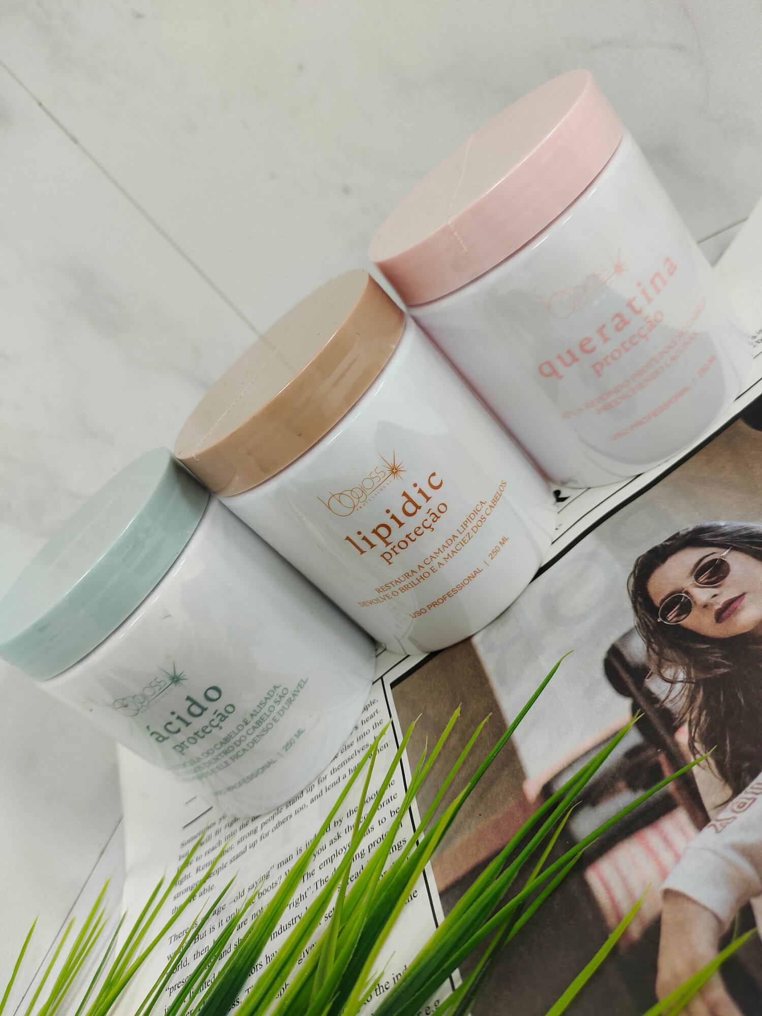 Набор подложек BB Gloss 3*250 мл Lipidic + Queratina + Acido