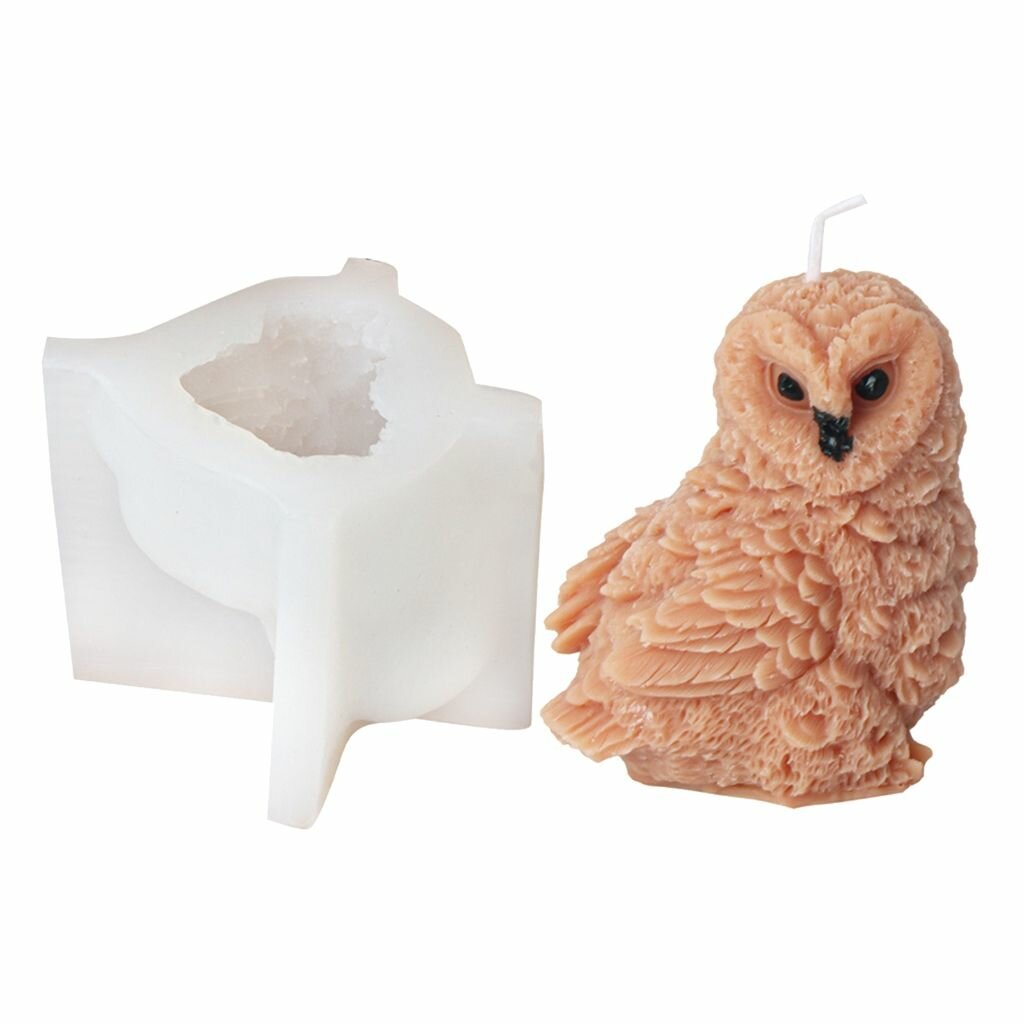 Силиконовая форма для свечи Рифовая сова ZHF9717