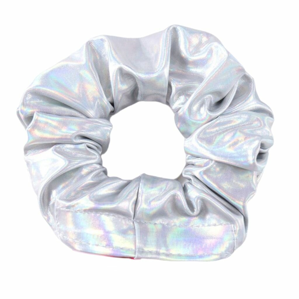 Невидимая резинка для волос на липучке - белая