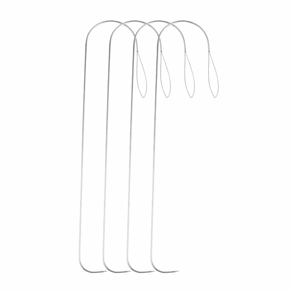 4 изогнутые иглы электрической машины для вышивания бисером-технология вставки изогнутых игл 1