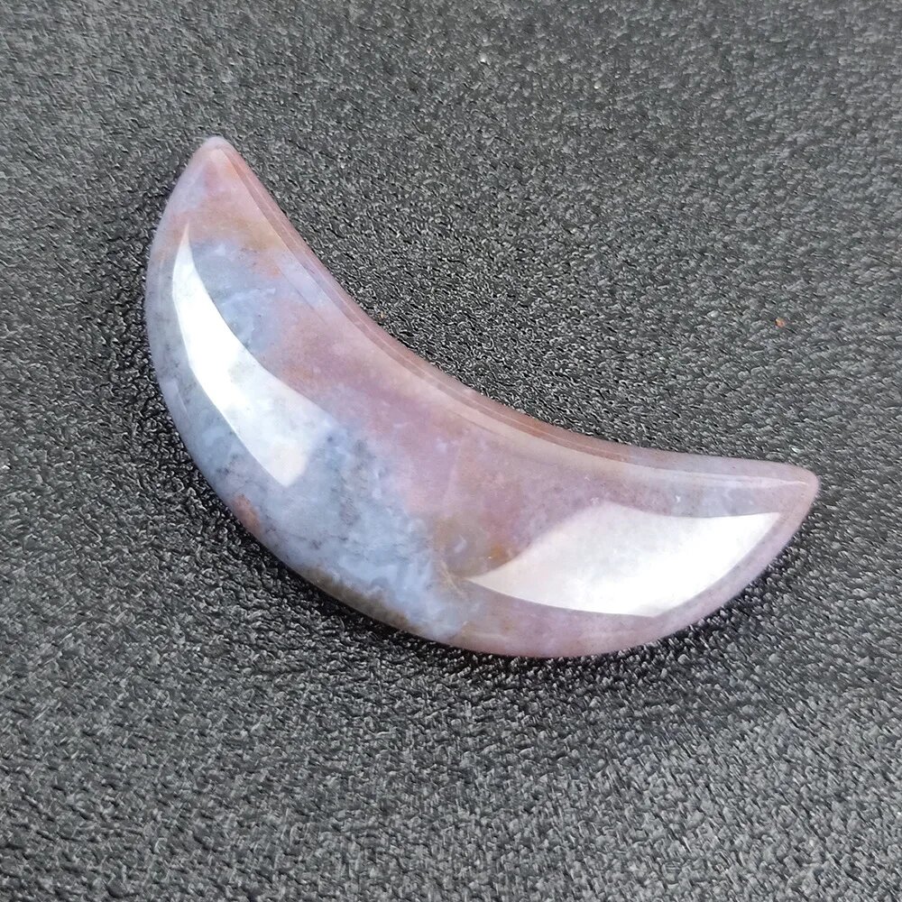 Кабошоны лунный камень розовый кварц авантюрин агат 20x50mm, Indian Agate