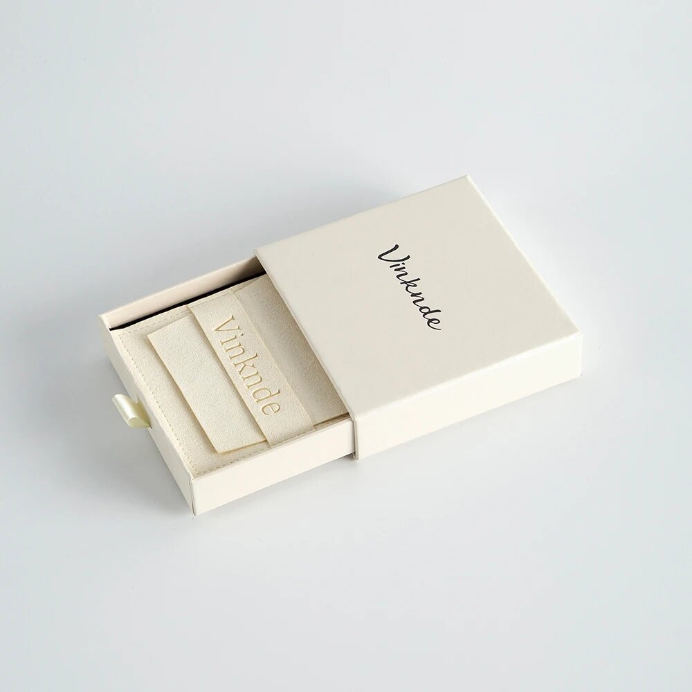 Ящики для украшений с логотипом (50 штук) beige bag, 9x9x2.5cm box logo