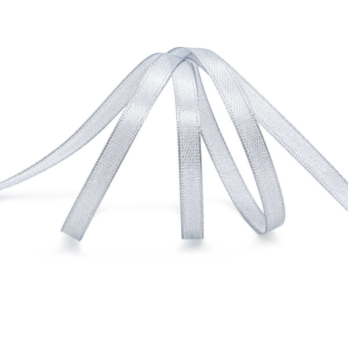 Лента атласная 0,6см*22,86м (аналог 411001) (151 серо-голубой)